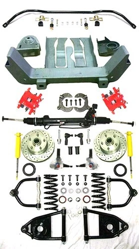 1964 1970 FORD Mustang II Power Front End Suspension Kit Stock Wilwood ...