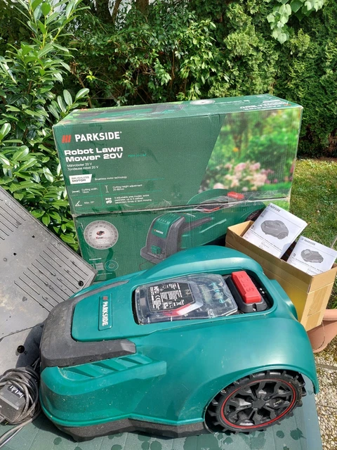 PARKSIDE® 20 V Mähroboter PMRA 20-Li B2 Schnittbreite 18 cm Rasenmäher Akku EUR 79,00 - PicClick DE