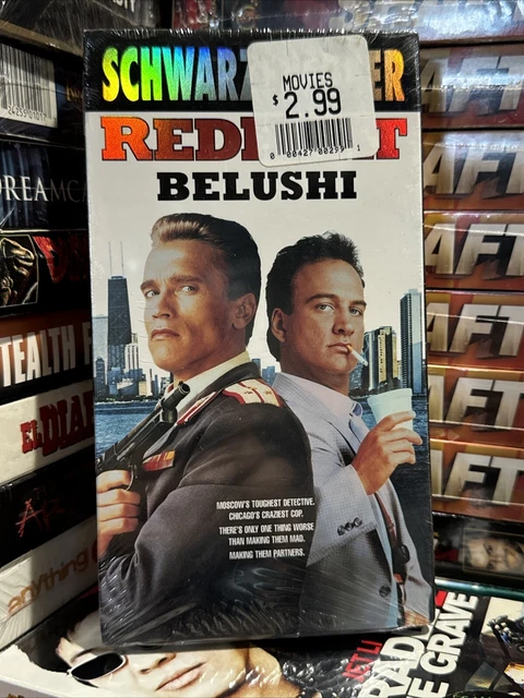 RED HEAT VHS Movie Arnold Schwarzenegger James Belushi New Sealed £11. ...