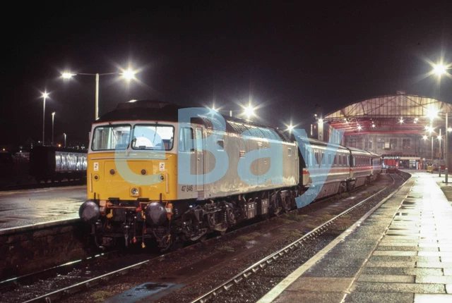 35MM RAILWAY SLIDE of Class 47 47846 @ Penzance Copyright to Buyer £4. ...