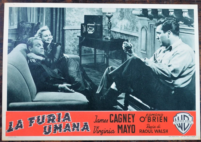 AFFICHE ORIGINALE LA Furia Humaine 49 White Heat James Cagney Vrigina ...