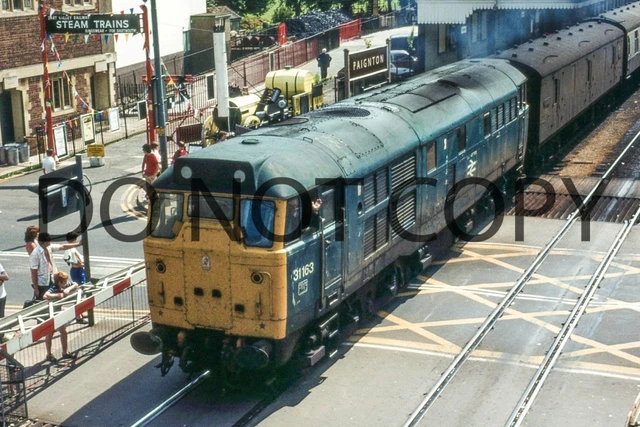 UK DIESEL TRAIN Railway Photograph Of Class 31 31163 Loco. (Rm31-143) £ ...