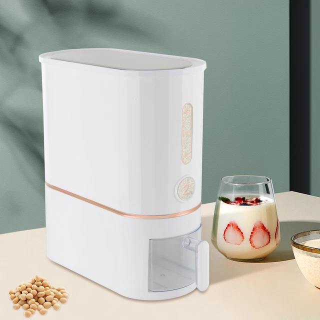 CEREAL DISPENSER 10KG Rice Grain Storage Kitchen Pantry Dry Food ...