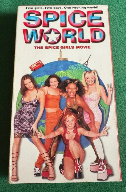 SPICE GIRLS SPICE World VHS + FREE DVD + DVD of One Hour Of Girl Power ...