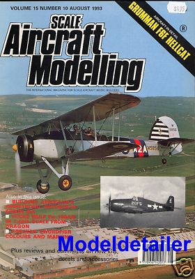 SCALE AIRCRAFT MODELLAZIONE V15 N10 Grumman F6F HELLCAT PESCE SPADA ...