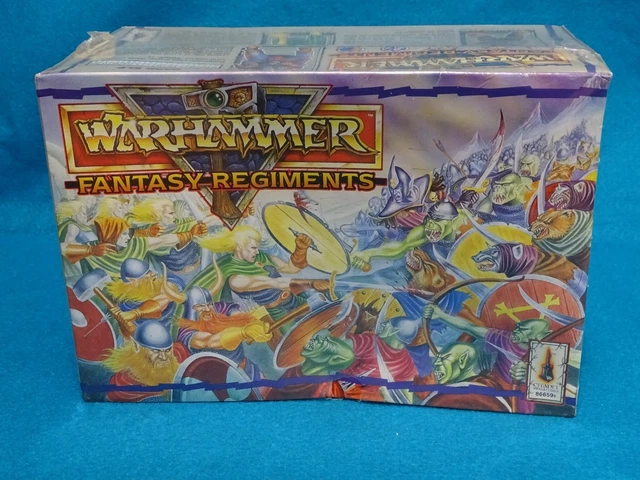 RARE VINTAGE AND Factory Sealed Warhammer FANTASY REGIMENTS Boxed Set £ ...
