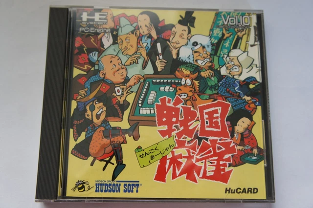 4 X PC ENGINE HUCARD GAMES - Sengoku Mahjong / Golf / jack nicklaus ...