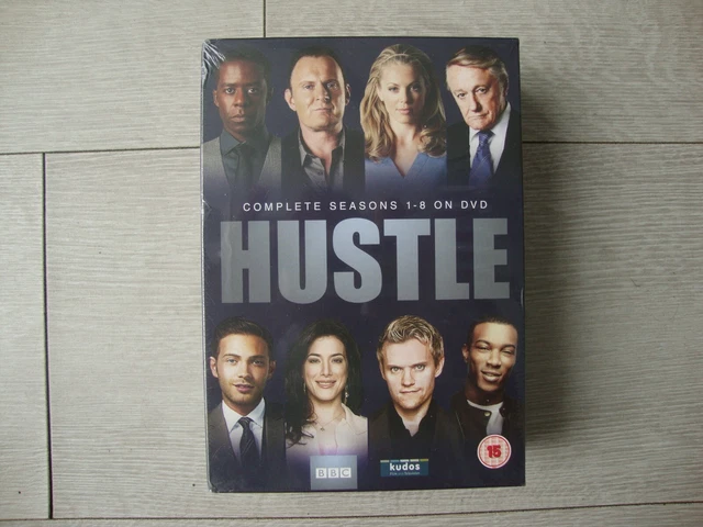 HUSTLE 1-8 DVD Complete Series Box set New/ Sealed Trusted Seller Over ...