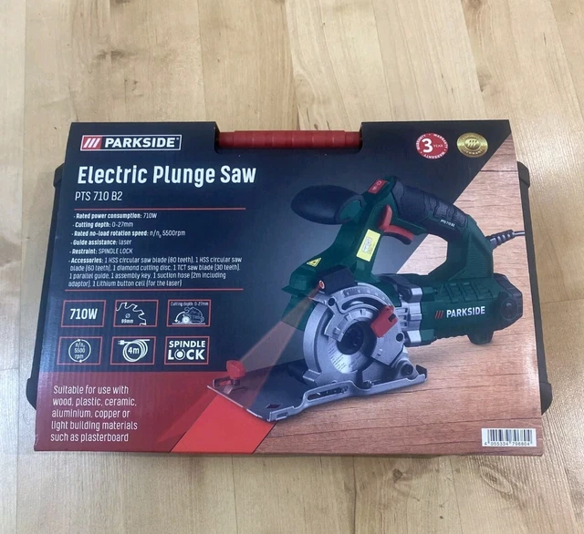 PARKSIDE 710W ELECTRIC Mini Plunge Circular Saw Witch Laser £59.99 ...