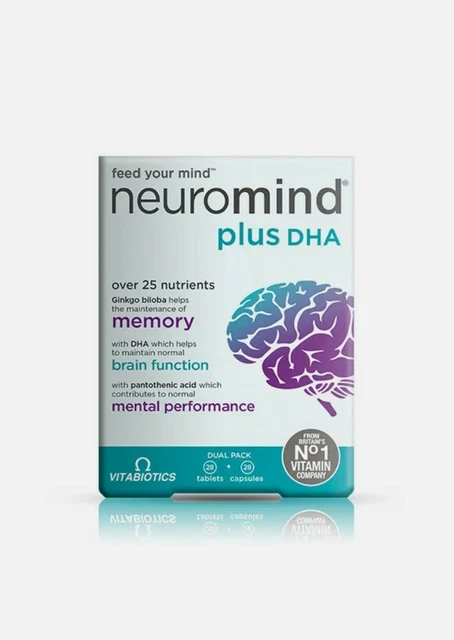 VITABIOTICS NEUROZAN - Neuromind Plus DHA Dual Pack 28 Tabs+28 Caps ...