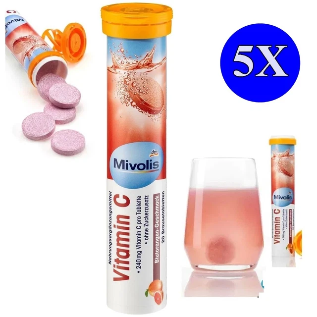 5 PACKS MIVOLIS Multivitamin Effervescent Tablets - Dietary Supplements £38.70 - PicClick UK