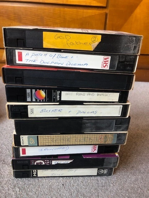 JOB LOT BUNDLE of 30 used VHS tapes (Lot 3) - Films/Adverts/TV Shows ...