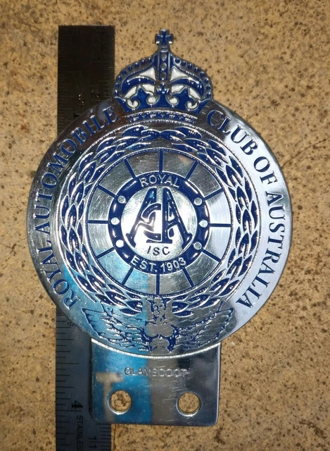 RACQ AUSTRALIA ROYAL Automobile Club Queensland Car Badge RAC SPORT UK ...