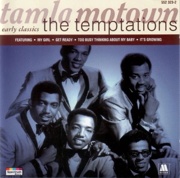 TEMPTATIONS TAMLA MOTOWN Early Classics CD Allemagne Spectrum 1995 ...