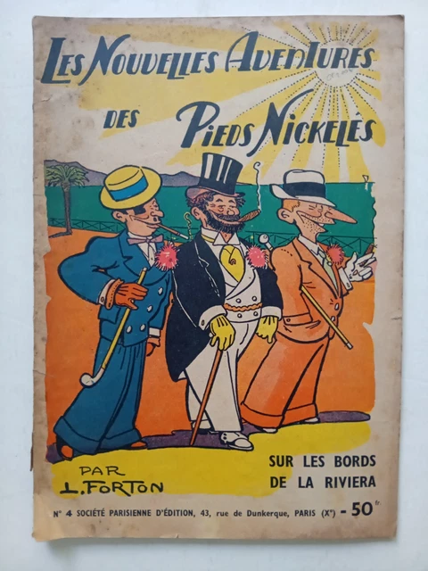 LES PIEDS NICKELES Sur Les Bords De La Riviera/ 1949 / Couverture ...