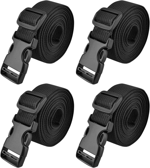 4 PACKS LUGGAGE Straps, Adjustable Suitcase Belts with Quick-Release ...