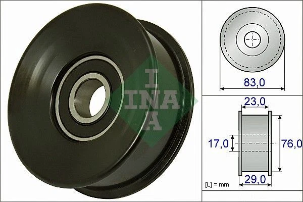 RULLO DI DEVIAZIONE rullo guida cinghia trapezoidale INA 532073010 per ...