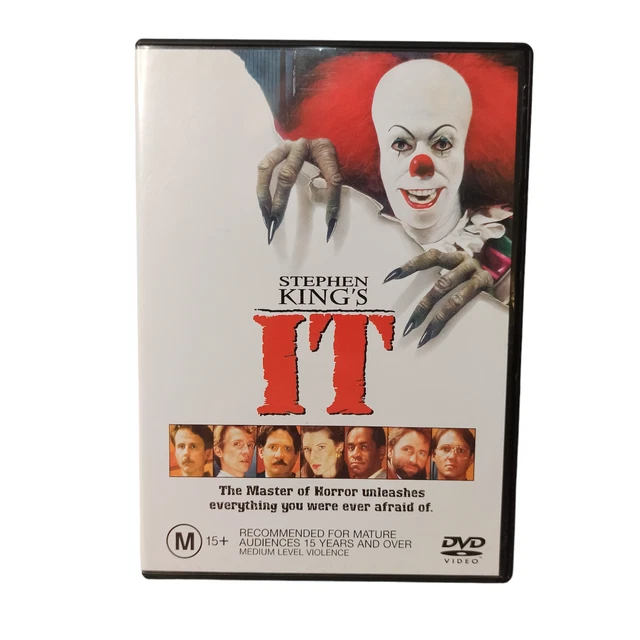 STEPHEN KINGS IT (DVD) Movie Horror Thriller Drama Supernatural ...