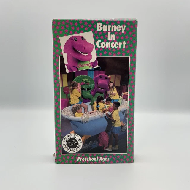 BARNEY & FRIENDS Barney In Concert VHS 1991 Sing Along Everyone Is ...