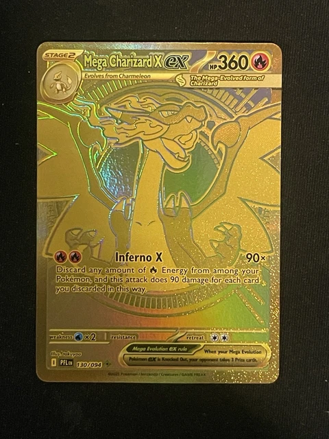 POKÉMON TCG - Mega Charizard - Phantasmal Flames - 130/094 £312.70 ...