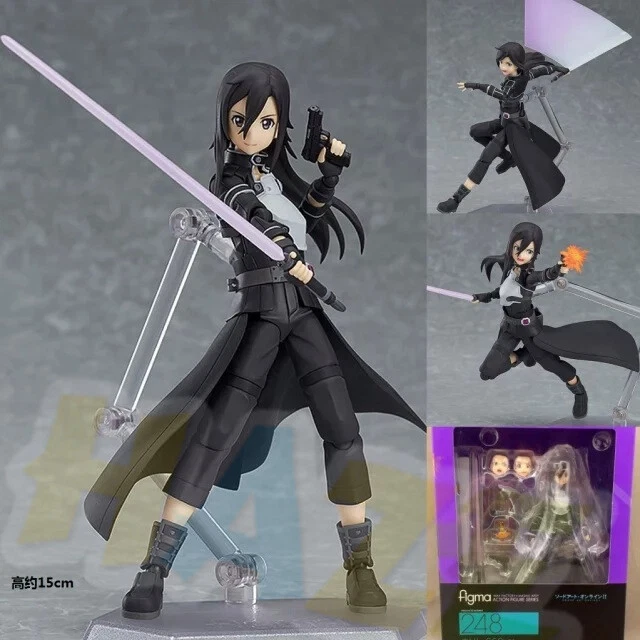 ANIME FIGMA 248 Sword Art Online SAO Kirito GGO Ver. Figure Model Toy ...