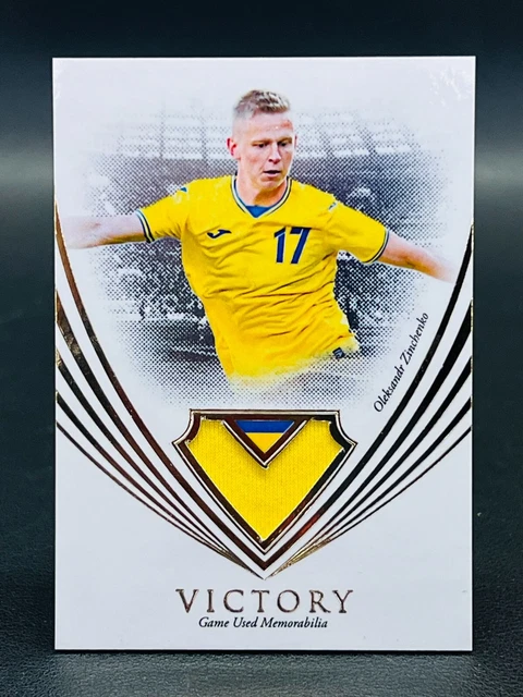 2023 FUTERA UNIQUE Oleksandr Zinchenko Victory Patch Jersey Relic 15/32 Ukraine EUR 0,91 ...