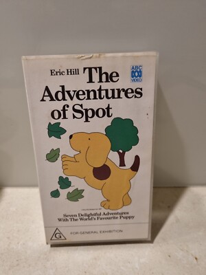 VHS TAPE - THE ADVENTURES OF SPOT 1991 Vintage Kids Show ABC Australia ...