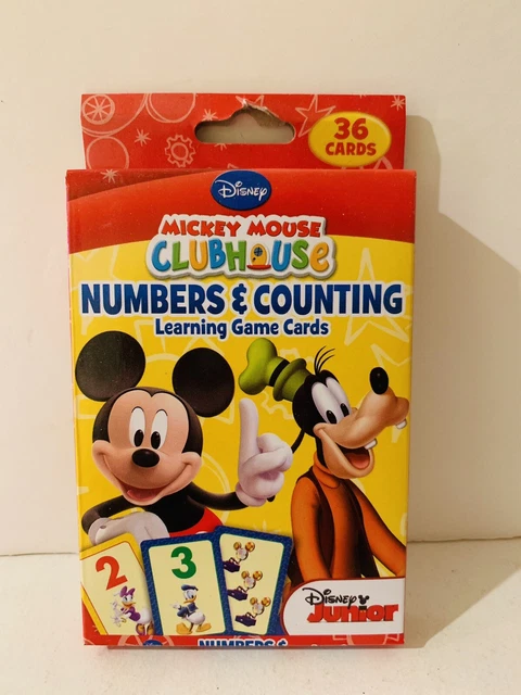 DISNEY JUNIOR MICKEY Mouse Clubhouse Numbers and Counting Learning Game ...