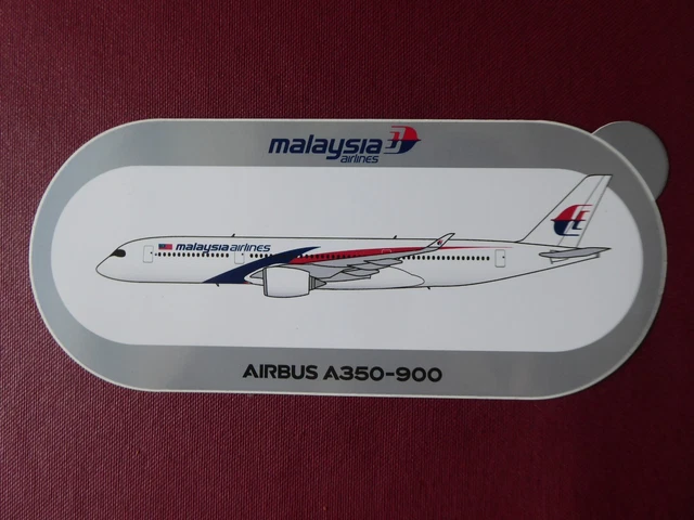 AUTOCOLLANT STICKER AUFKLEBER Airbus A350-900 Malaysia Airlines EUR 5 ...