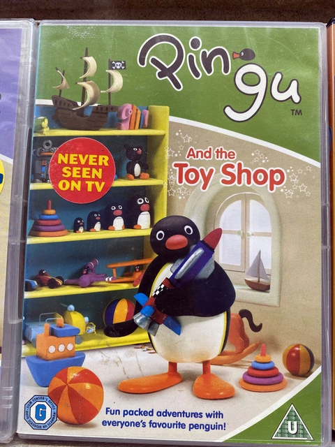4 DVD PINGU is Introduced Toyshop Stinky Bouncy fun 201 mins CBeebies ...