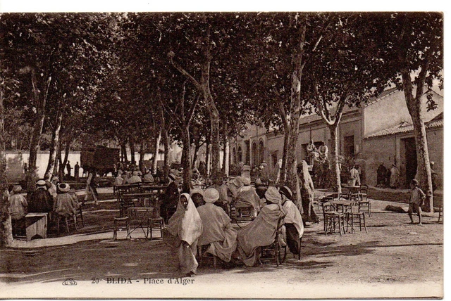 CPA BLIDA (ALGÉRIE), Place d'Alger, animée, années 1910 EUR 3,90 - PicClick FR