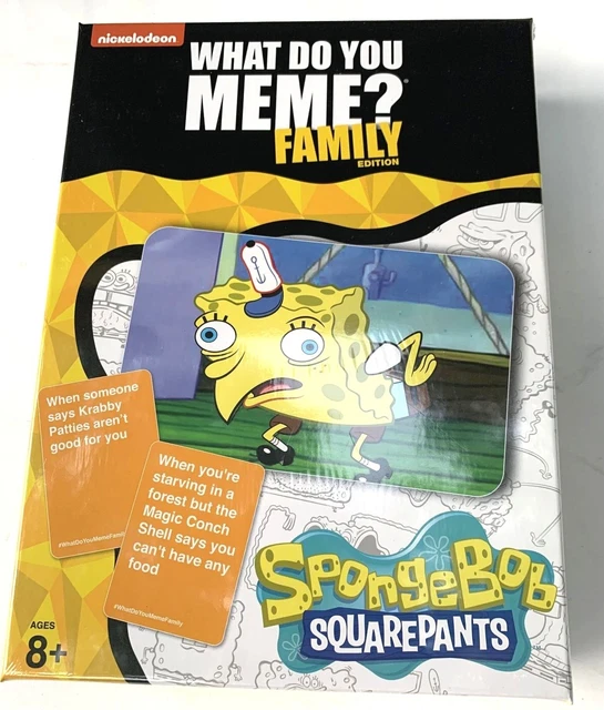 NICKELODEON WHAT DO You Meme? SpongeBob SquarePants Family Edition Card ...