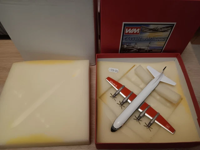 DIECAST WESTERN MODELS Vickers Vanguard VC9 BEA Red Square British ...