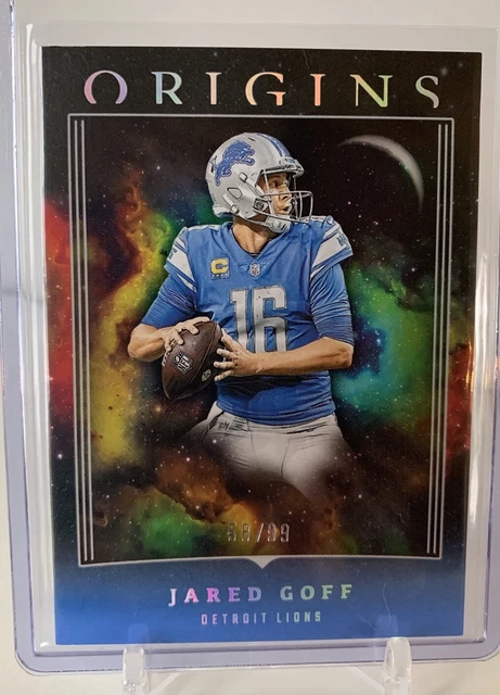 JARED GOFF 2023 Origins bleu parallèle #/99 Detroit Lions SSP No 31 EUR ...