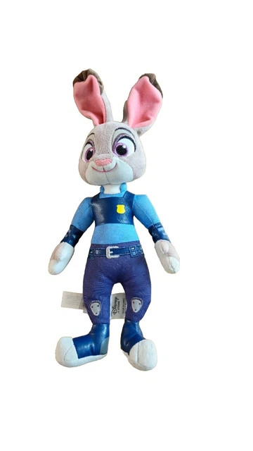 ZOOTOPIA RABBIT OFFICER Plush Judy Hopps Soft Toy Bunny 15" Disney ...