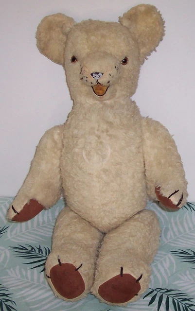 VINTAGE TEDDY BEAR Austria c1960's Open Mouth Character Bear $144.98 - PicClick AU