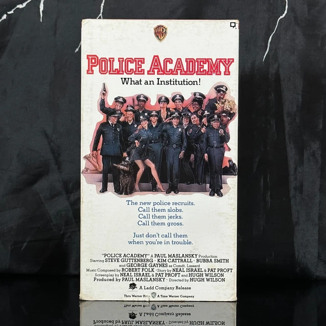 POLICE ACADEMY (1984) VHS, 1990 Edition Comedy Guttenberg Winslow Smith ...