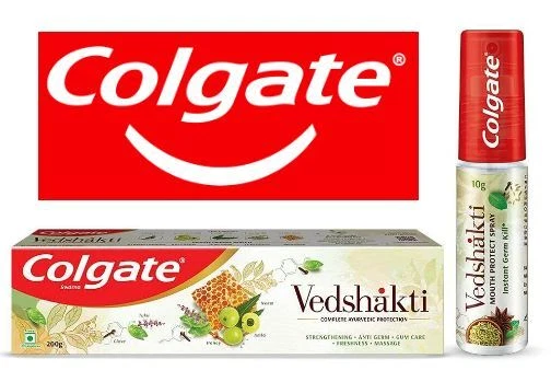 COLGATE VEDSHAKTI TOOTHPASTE Mouth Spray Swarna Cibaca Ayuvedic ...
