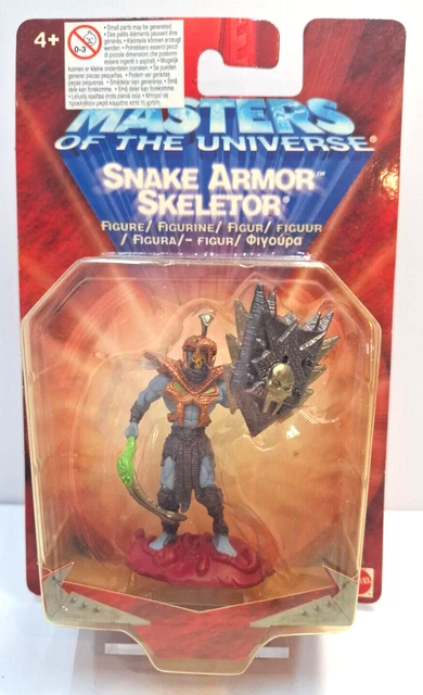 MOTU SNAKE ARMOR Skeletor Action-Figura Mattel 2002 2,75 Zoll Nuevo EUR ...