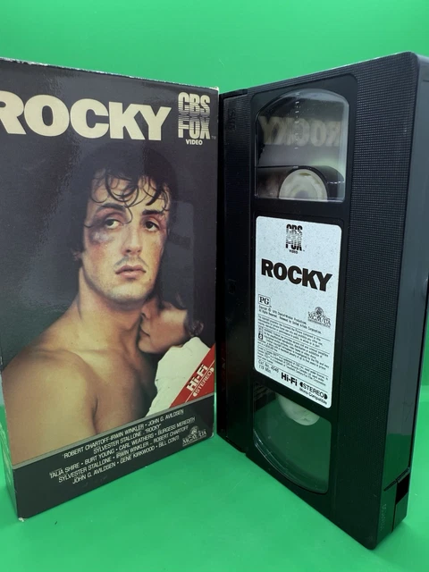 ROCKY VHS TAPE CBS/Fox Video Sylvester Stallone 1976 £8.07 - PicClick UK