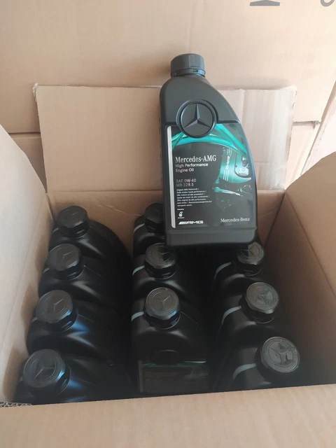 OLIO MOTORE 0W40 .NUOVO ORIGINALE MERCEDES-AMG 229.5 litri 7 EUR 300,00 ...