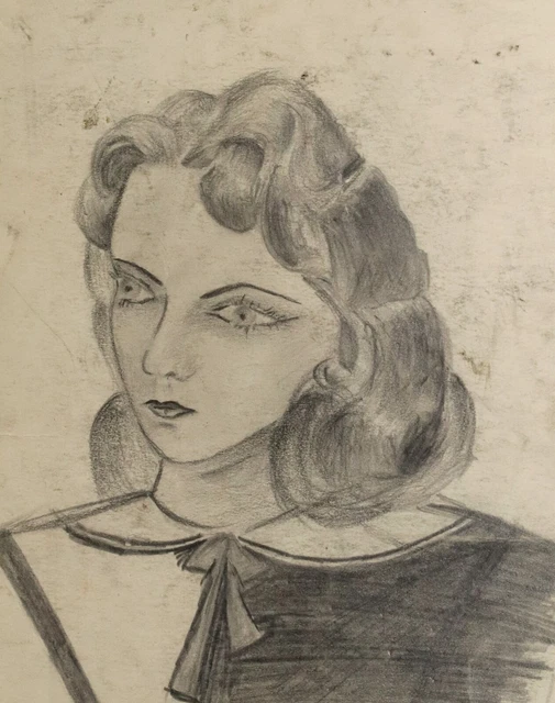 ANCIEN DESSIN AU crayon portrait de femme EUR 70,74 - PicClick FR ANCIEN DESSIN AU crayon portrait de femme EUR 70,74 - PicClick FR