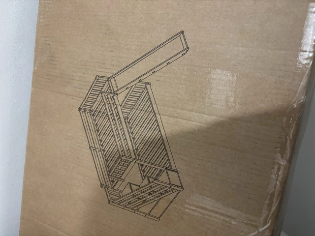 WOODEN BUNK BED with Slide and Storage Stairs 3ft Single Bed Frames £ ...