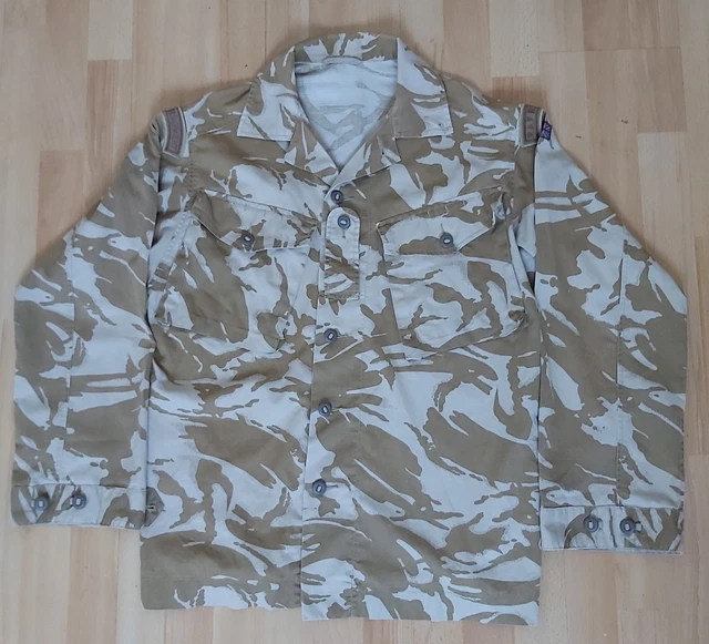 BRITISH RAF REGIMENT Tropical Combat Jacket 180/96 Desert DPM Military ...