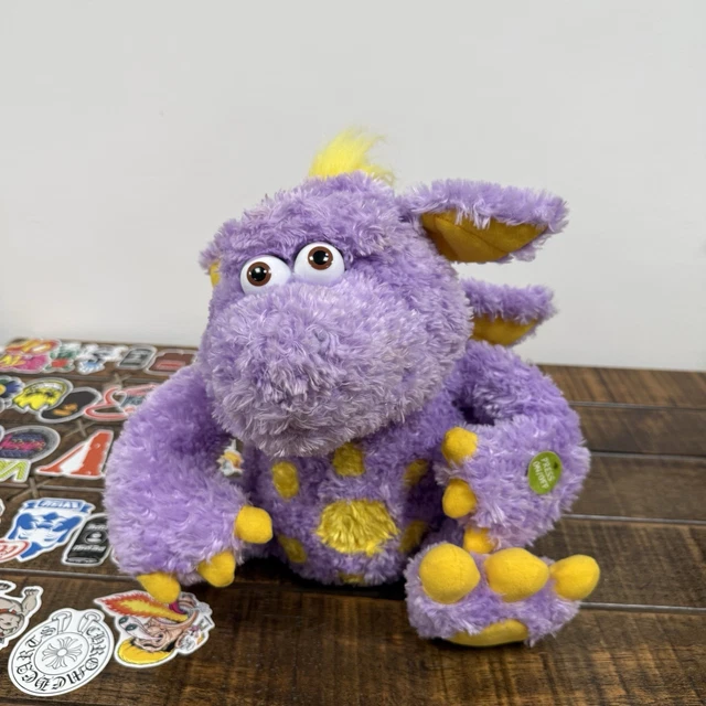 TAMBA TIKKABILLA PURPLE Dragon Talking Plush Toy 2002 Vintage Golden ...