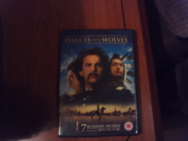 DANCES WITH WOLVES (DVD) KEVIN COSTNER MARY MCDONNELL 1990 REGION 2 ...