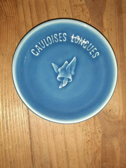 CENDRIER PUBLICITAIRE / Vide Poche Gauloises Longues Gien EUR 25,00 ...