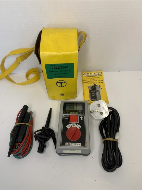 METROHM 4B 900 Series Digital Phase Earth Loop Tester Used For BT £29. ...