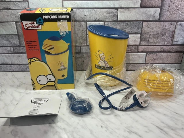 THE SIMPSONS POPCORN Maker: Homer Simpson 2006 - Boxed & Working: Never ...