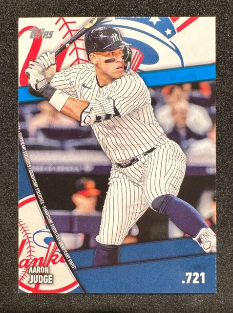 2024 TOPPS SERIES 2 Aaron Judge Significant Statistics #SS-8 New York ...